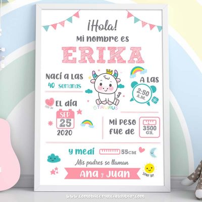 Lámina de Nacimiento : Tauro - Como hacer un Candy bar: Tienda de Kits ...