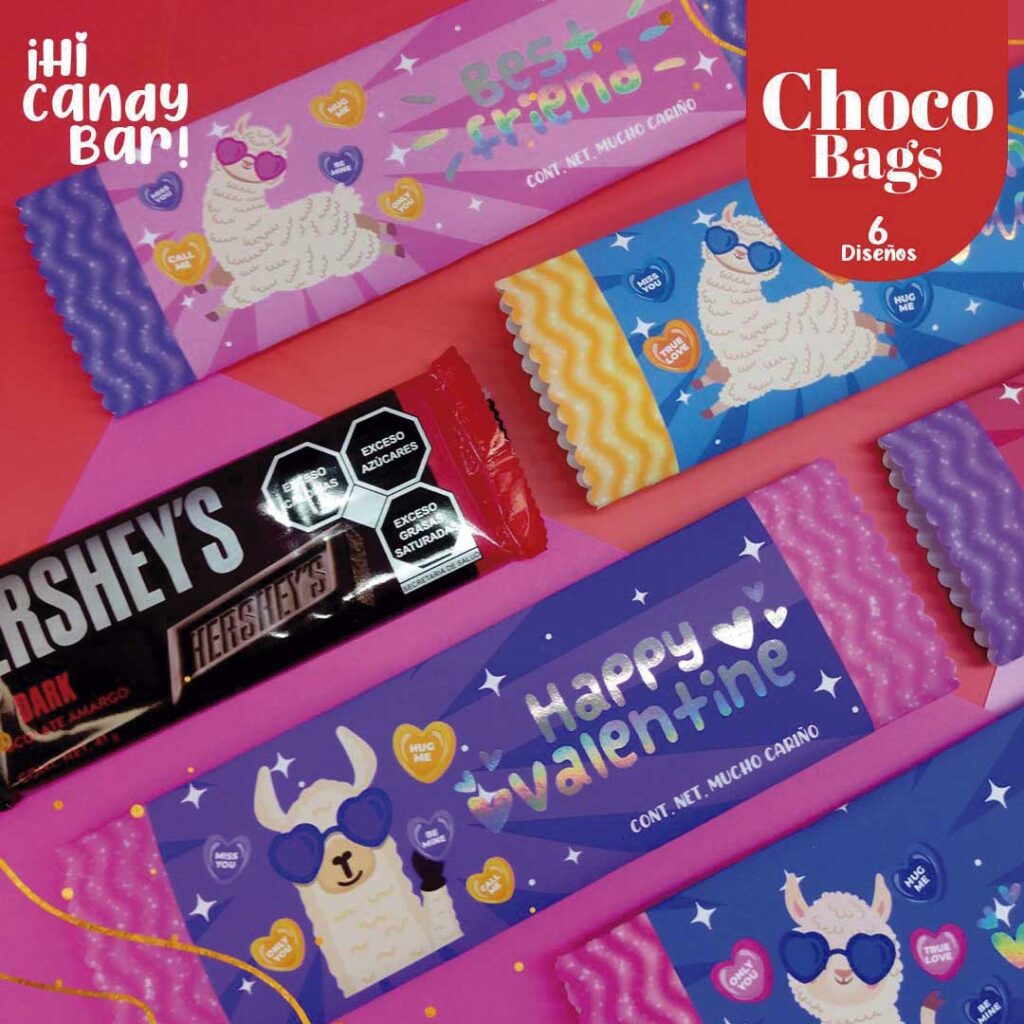 PACK CHOCO BAGS ALPACA VALENTINE DAY - Como hacer un Candy bar: Tienda ...