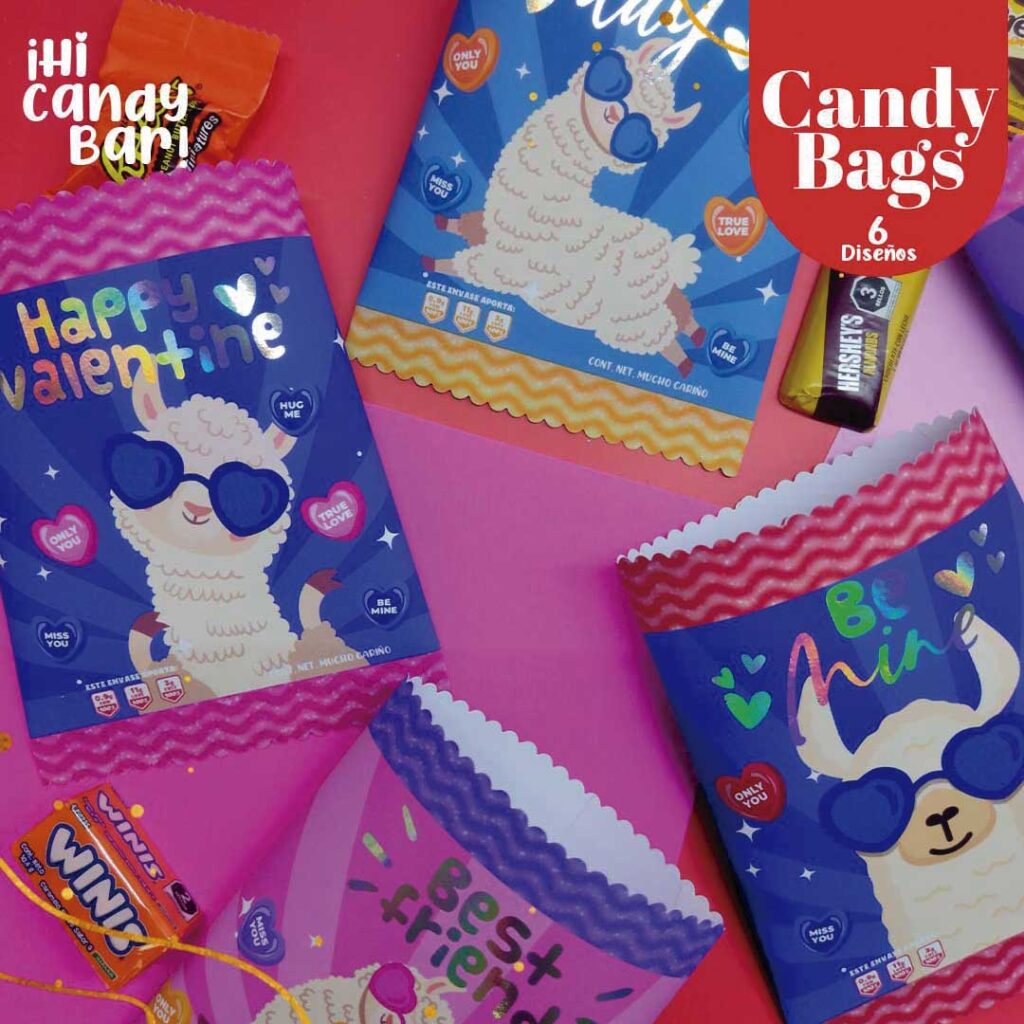 PACK CANDY BAGS ALPACA VALENTINE DAY - Como hacer un Candy bar: Tienda ...